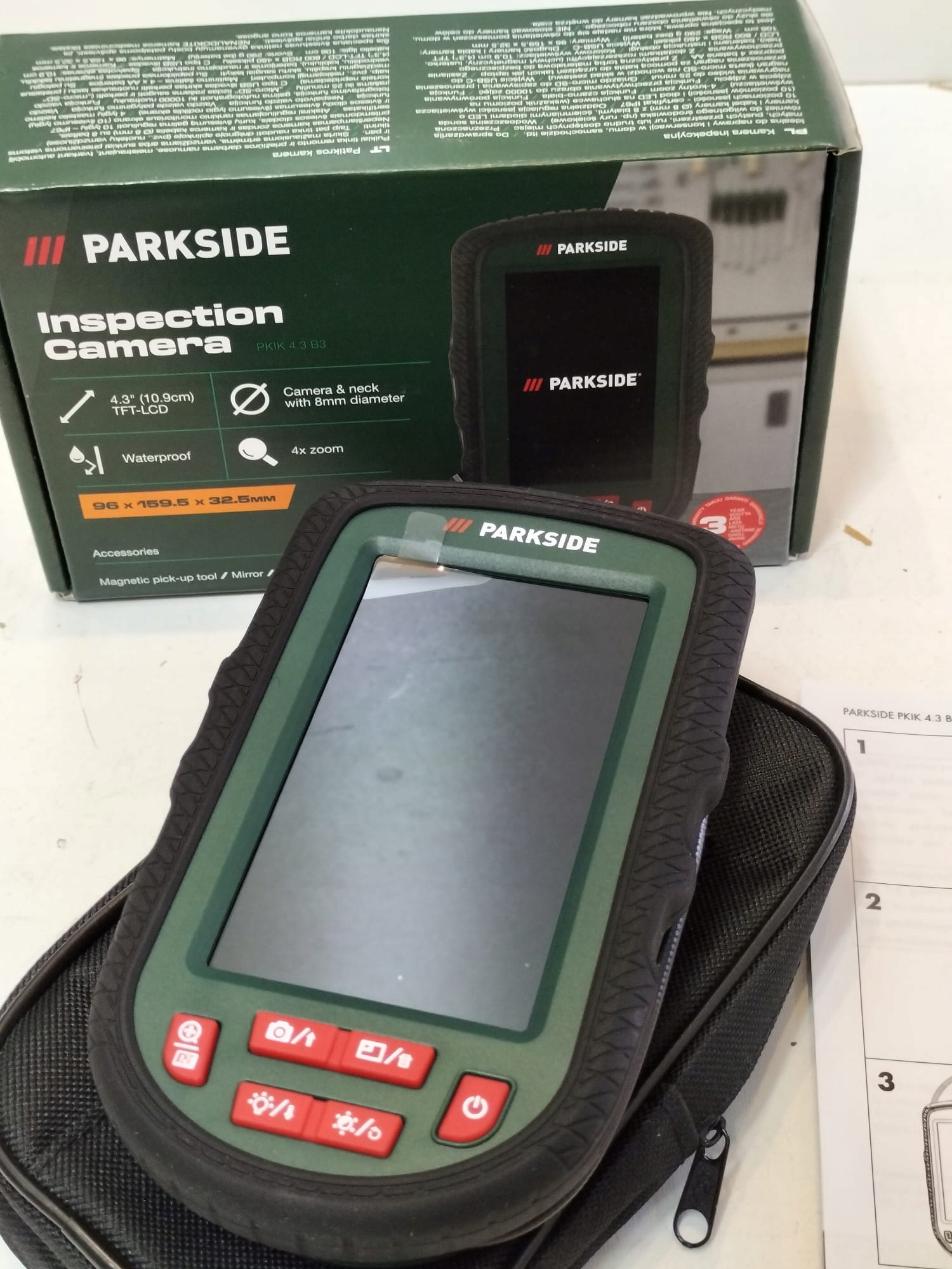 Parkside Kamera Inspekcyjna Pkik 4.3 B3 | mit Originalverpackung ...
